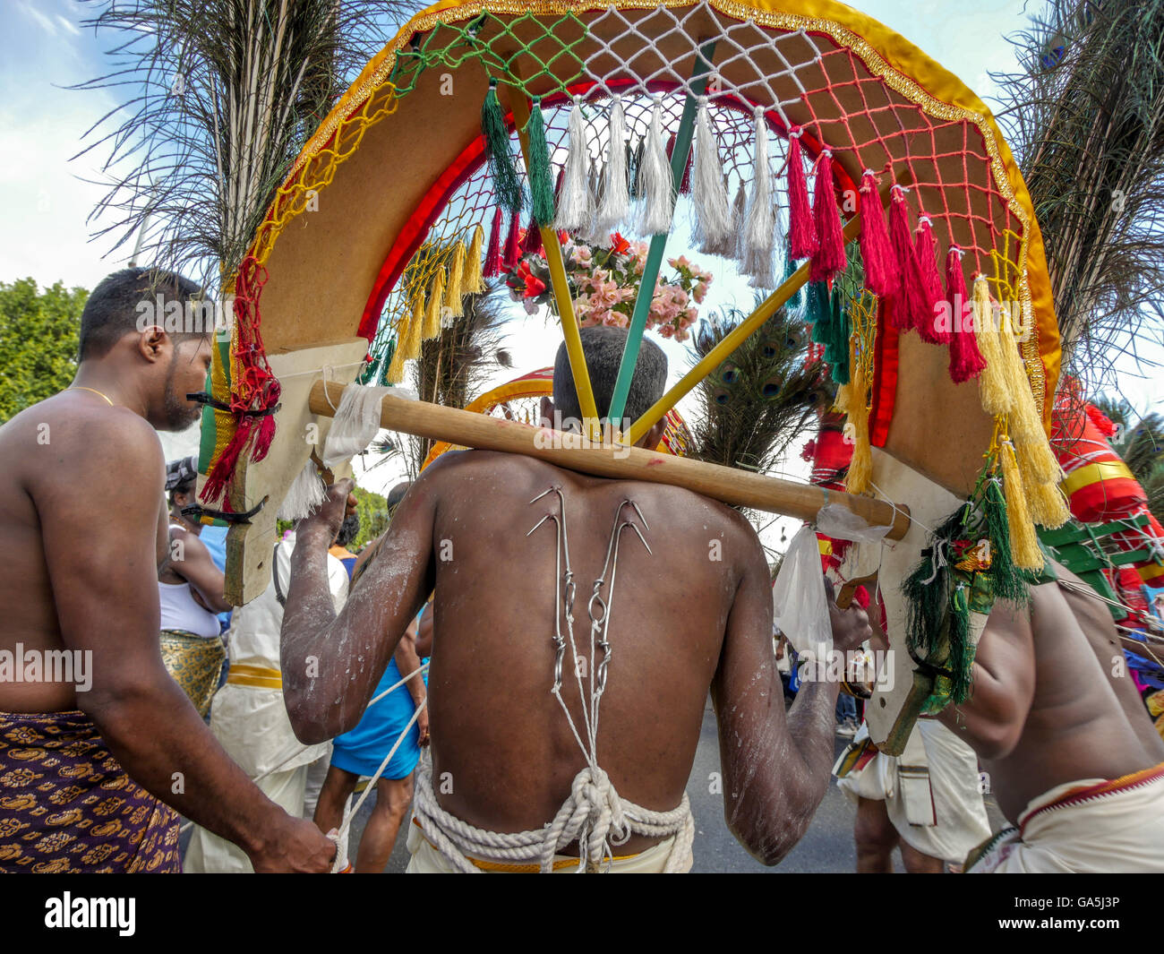 Largest dravida temple europe hi-res stock photography and images - Alamy
