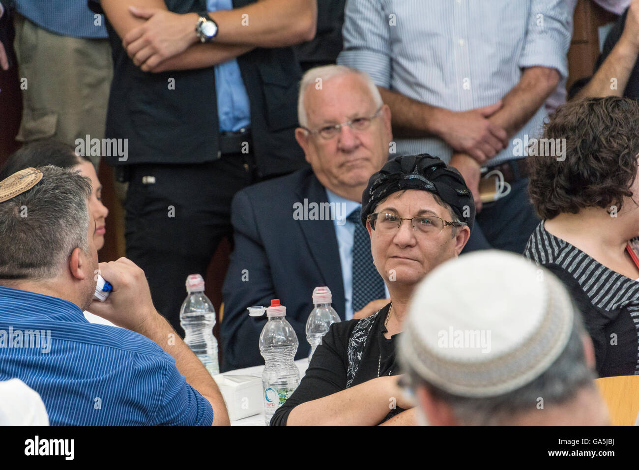 Israel. 3rd July, 2016. Left To Right: Israeli Justice minister Ayelet ...