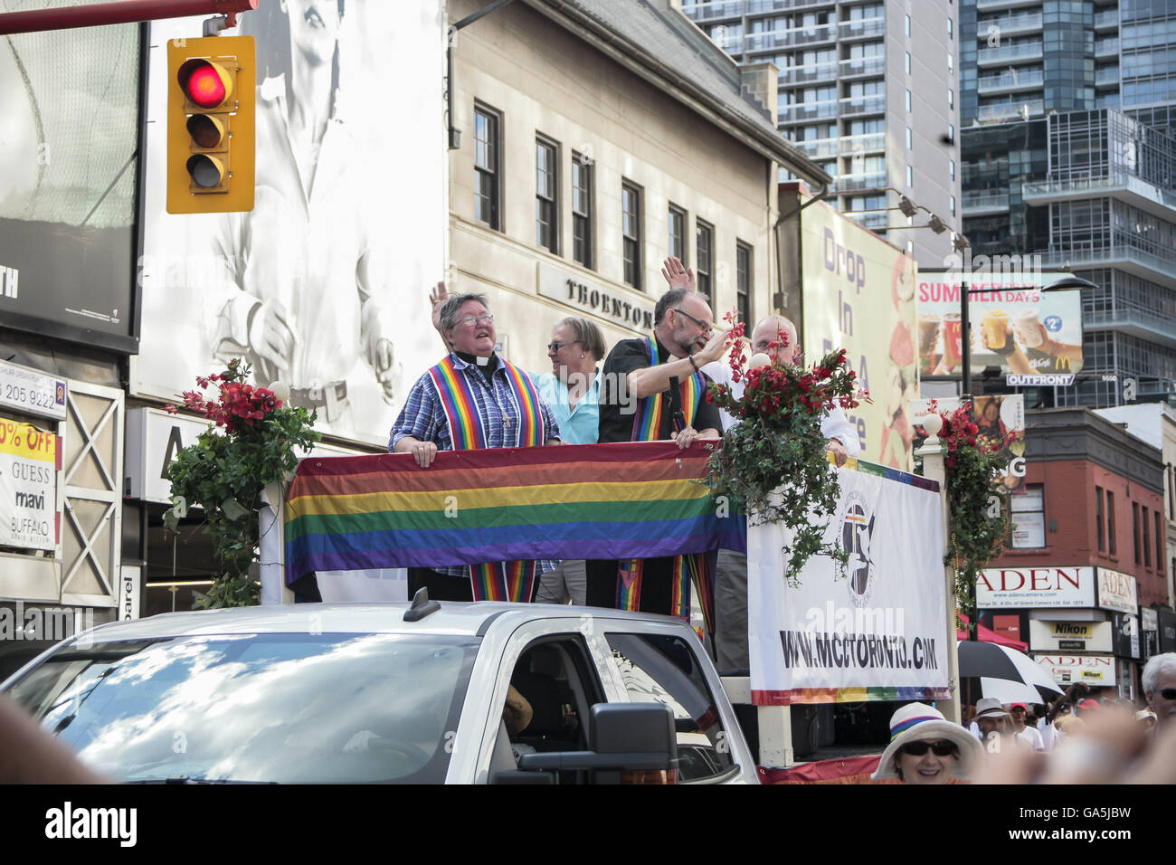 Toronto pride flags hi-res stock photography and images - Alamy