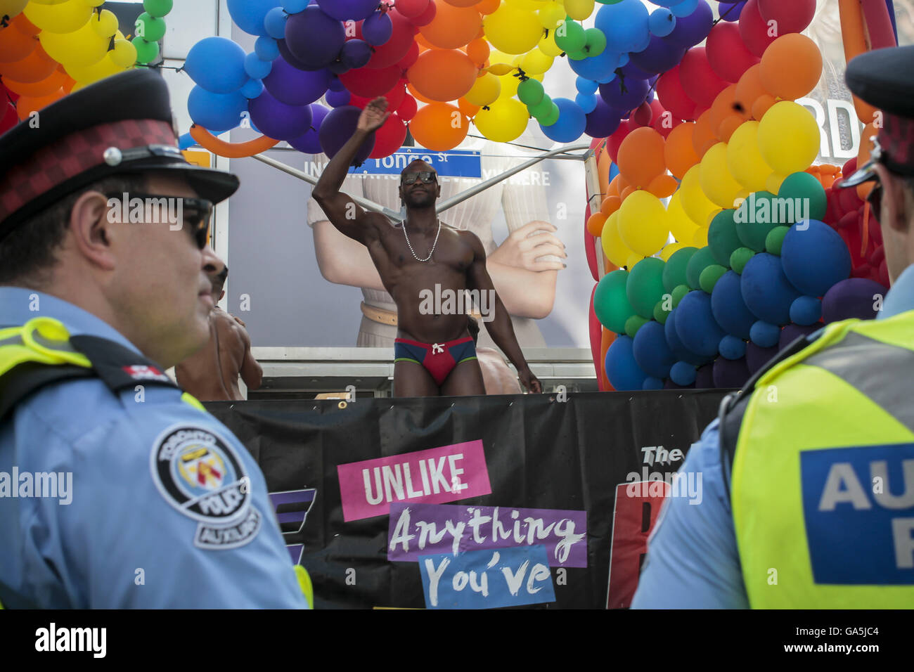 Toronto pride flags hi-res stock photography and images - Alamy