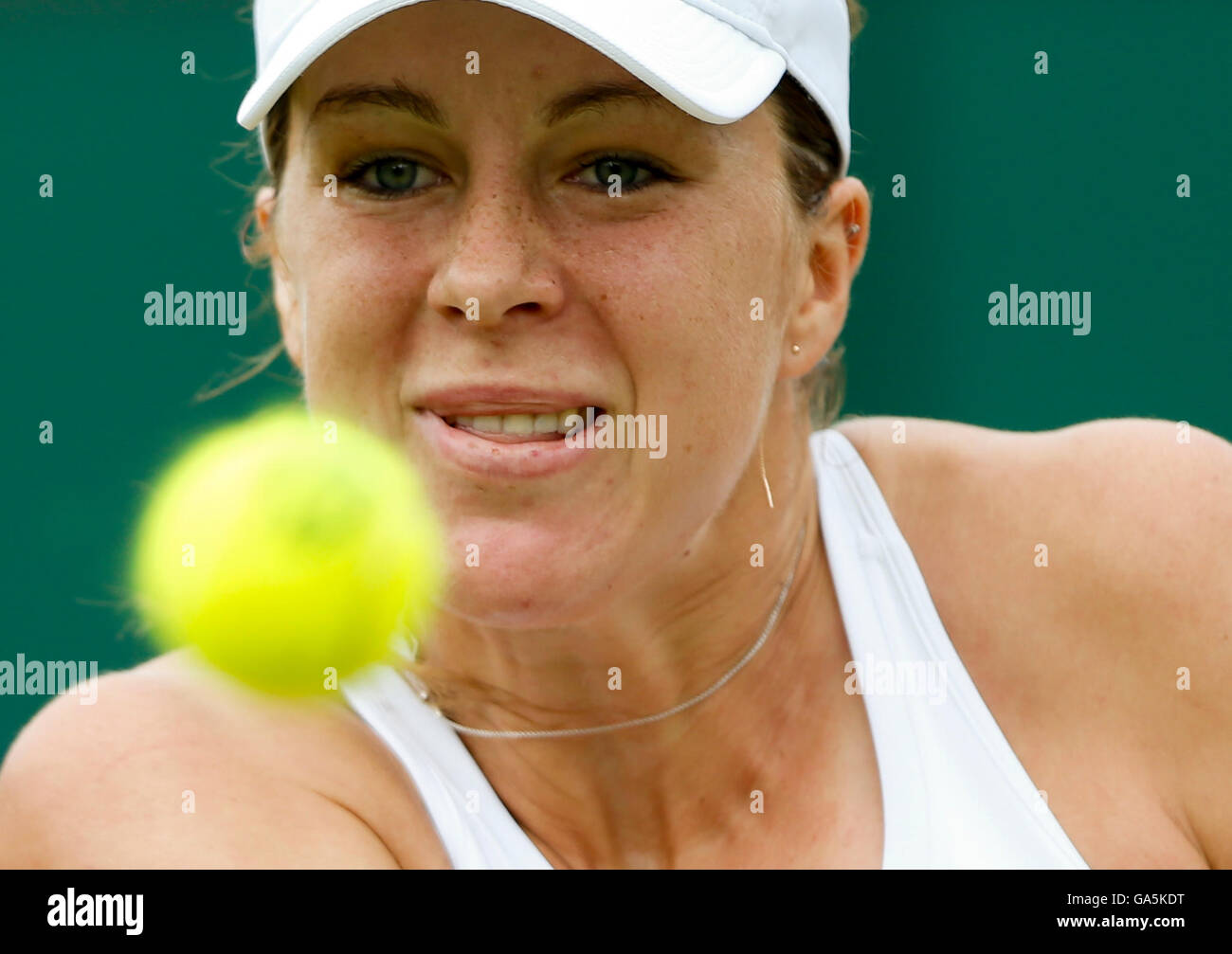 London, Britain. 3rd July, 2016. Anastasia Pavlyuchenkova of Russia ...