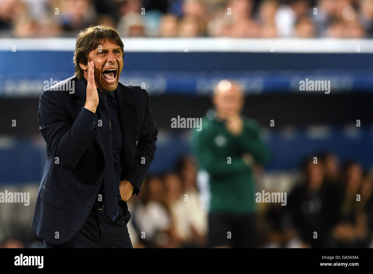 Antonio Conte, Coach (Italy) ; July 02, 2016 - Football : Uefa Euro ...