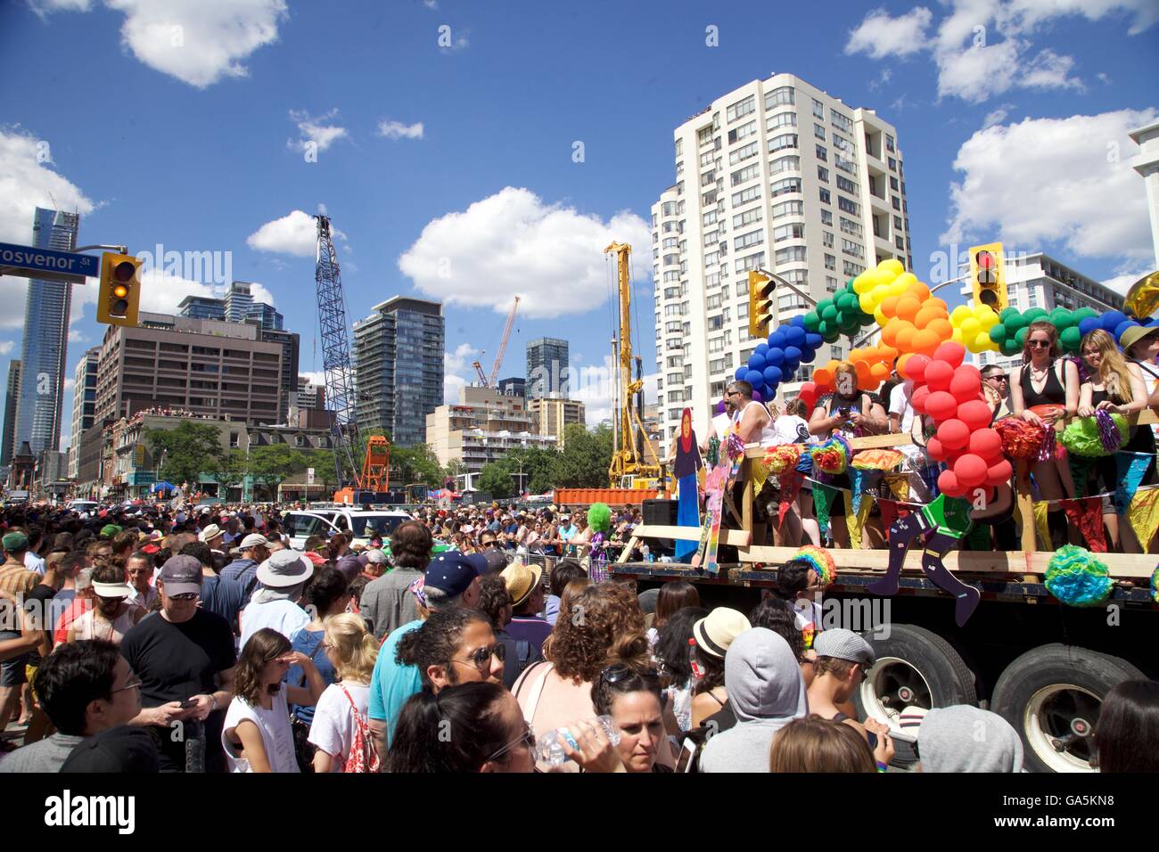 3rd July, 2016. gay pride day in Toronto Stock Photo - Alamy
