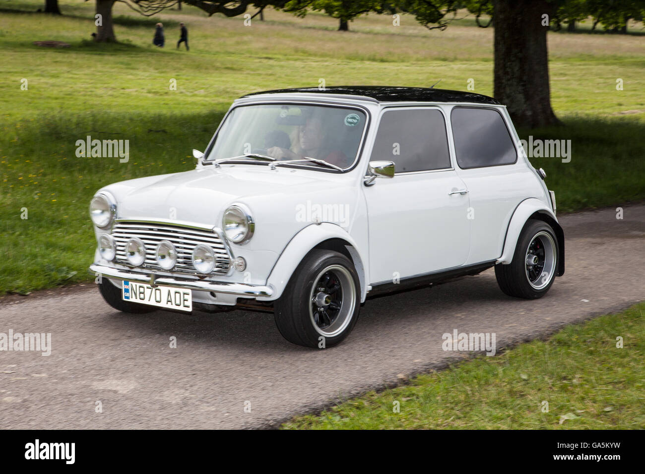 1996 90s Rover mini sprite at Leighton Hall Classic Car Rally, Carnforth, Lancashire, UK. 3rd ...