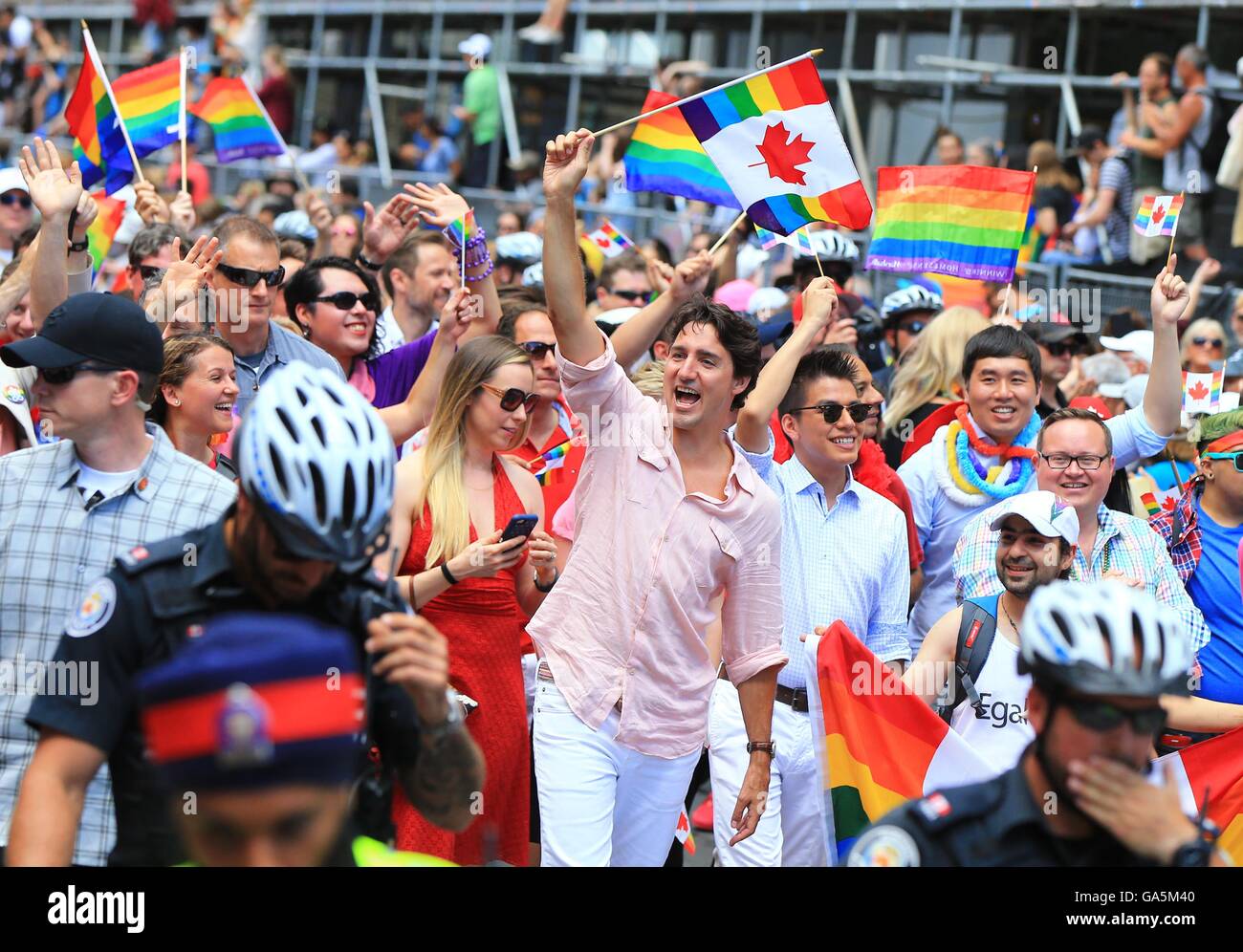 Justin trudeau canada flag hi-res stock photography and images - Alamy