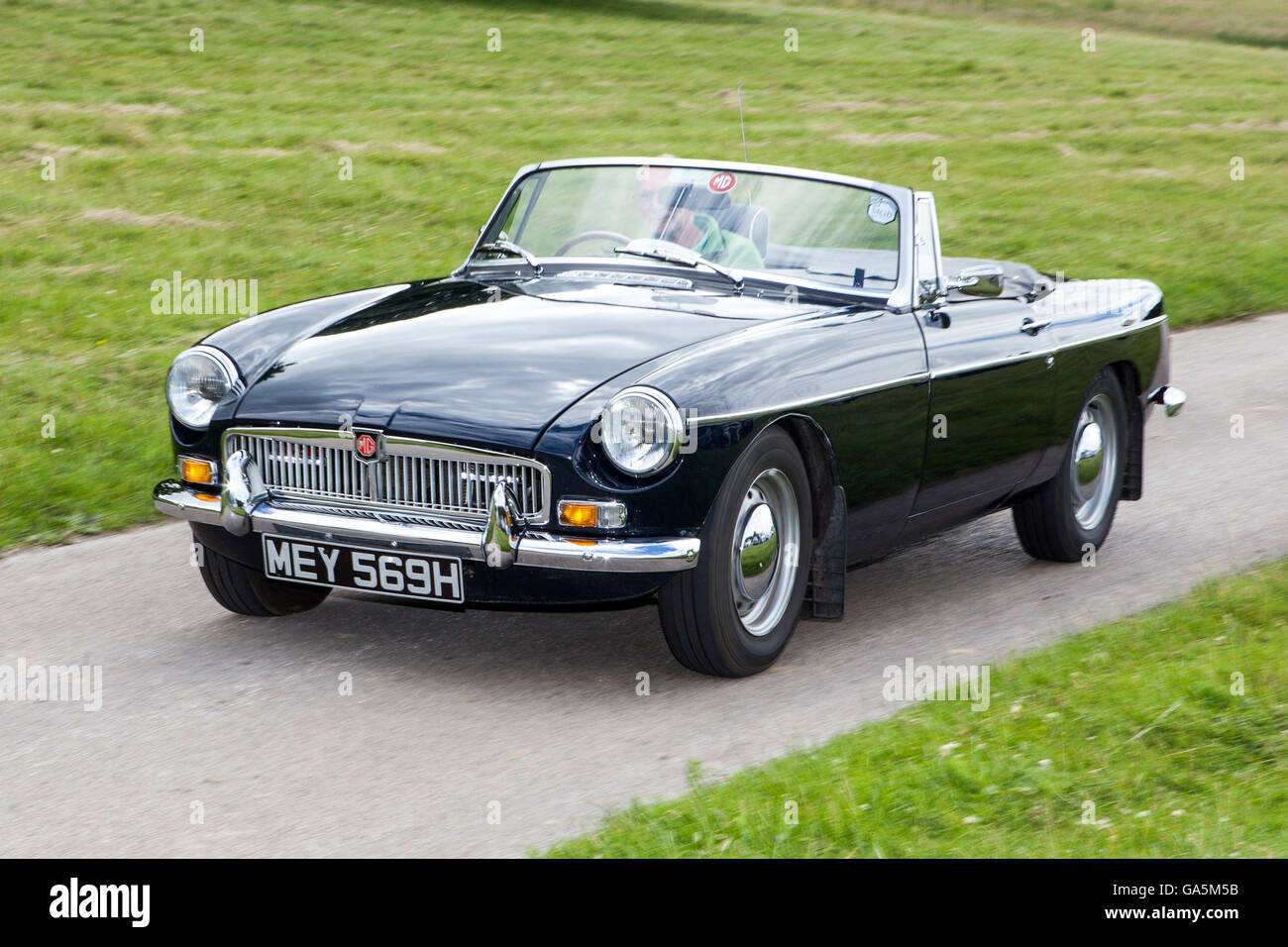 1972 blue mg leighton hall hi-res stock photography and images - Alamy