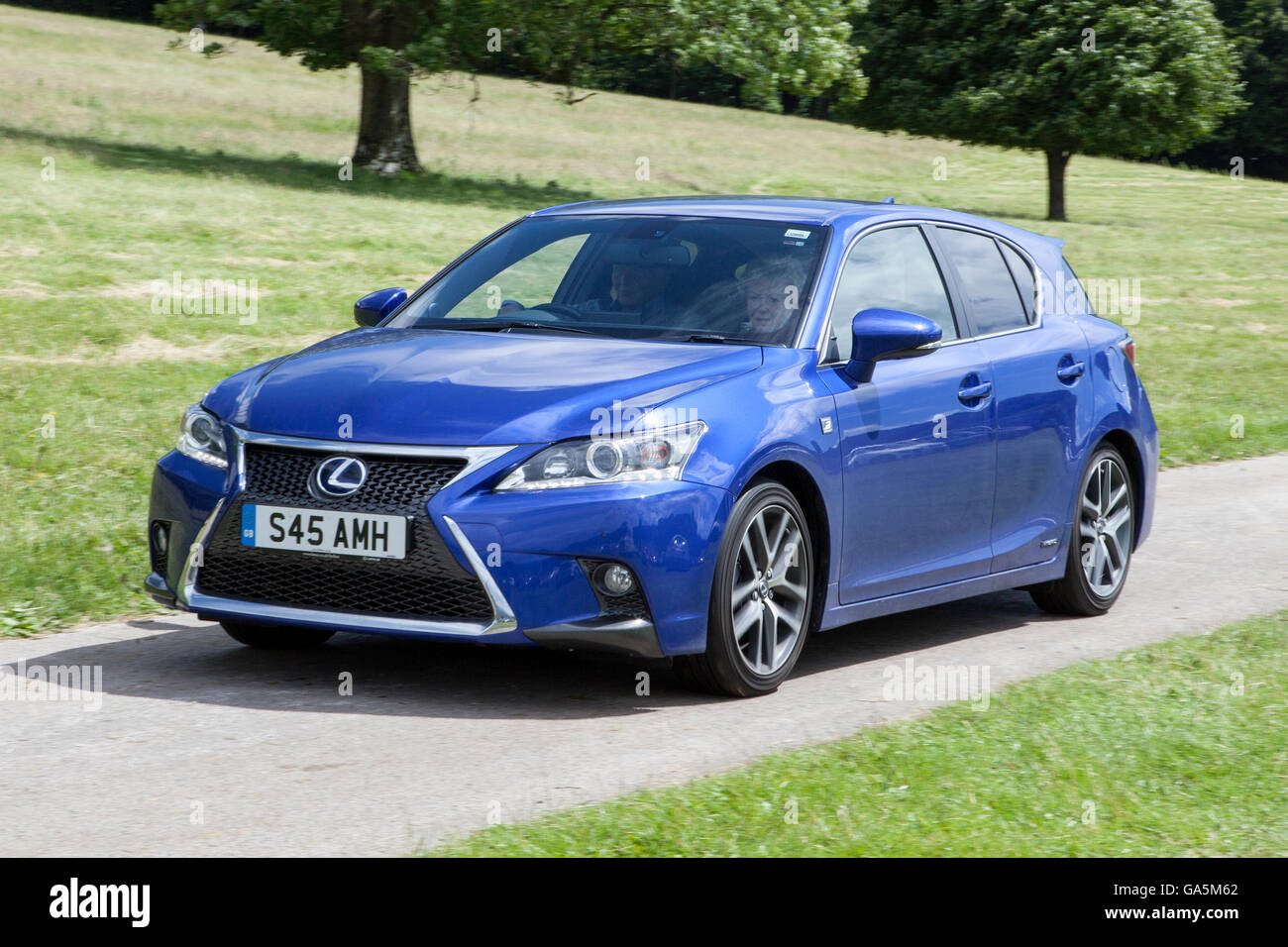 Blue Lexus CT sport at Leighton Hall Classic Car Rally, Carnforth ...