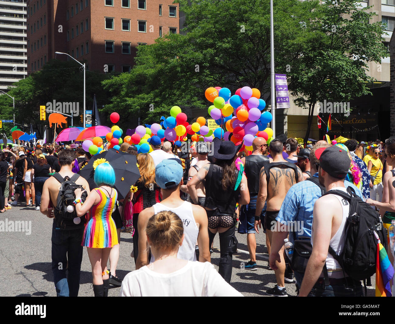 Toronto gay pride parade hi-res stock photography and images - Alamy