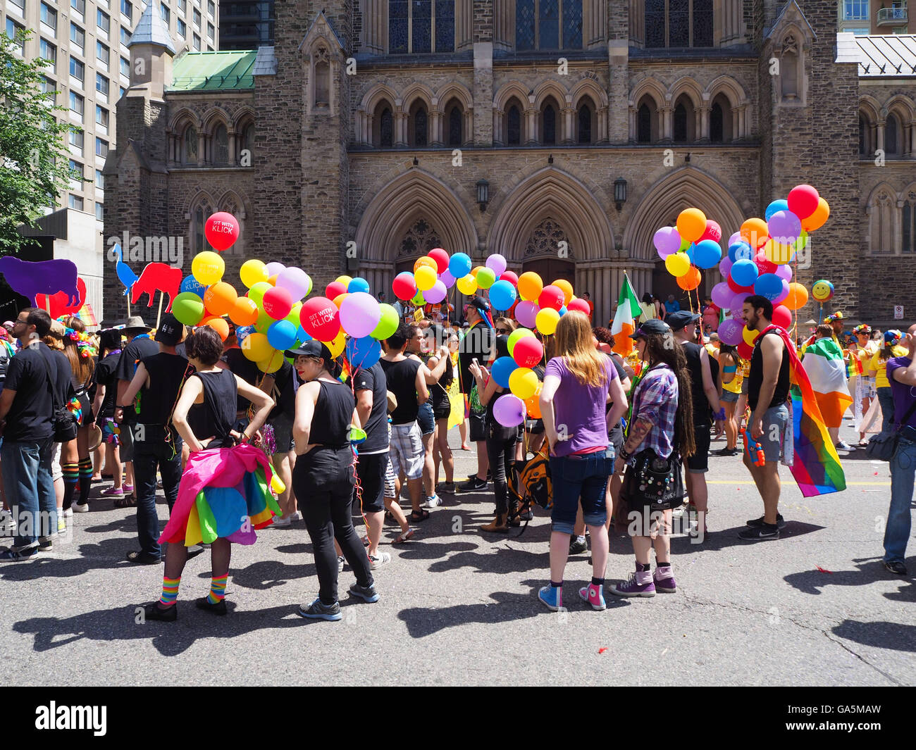 Toronto pride parade 2016 hi-res stock photography and images - Alamy