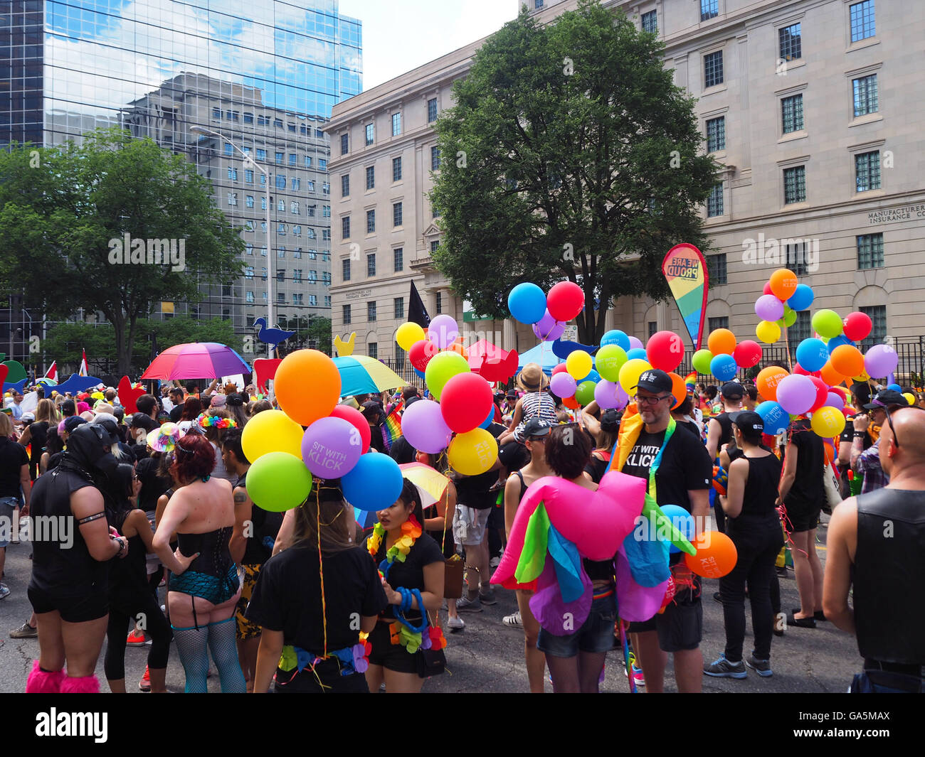 Toronto Ontario Canada 3rd July 2016 Gay Pride Parade In Toronto Ontario Canada 03rd July