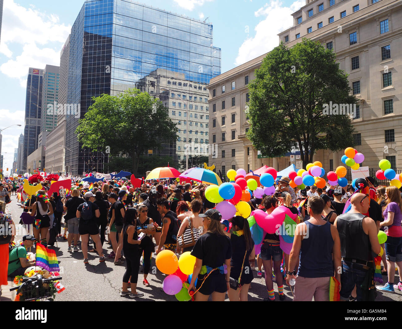 Toronto pride parade hi-res stock photography and images - Alamy