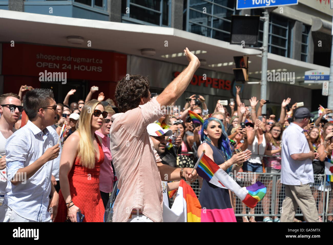 Toronto, Canada. 3rd July, 2016. Canadian Prime Minister Justin Trudeau ...