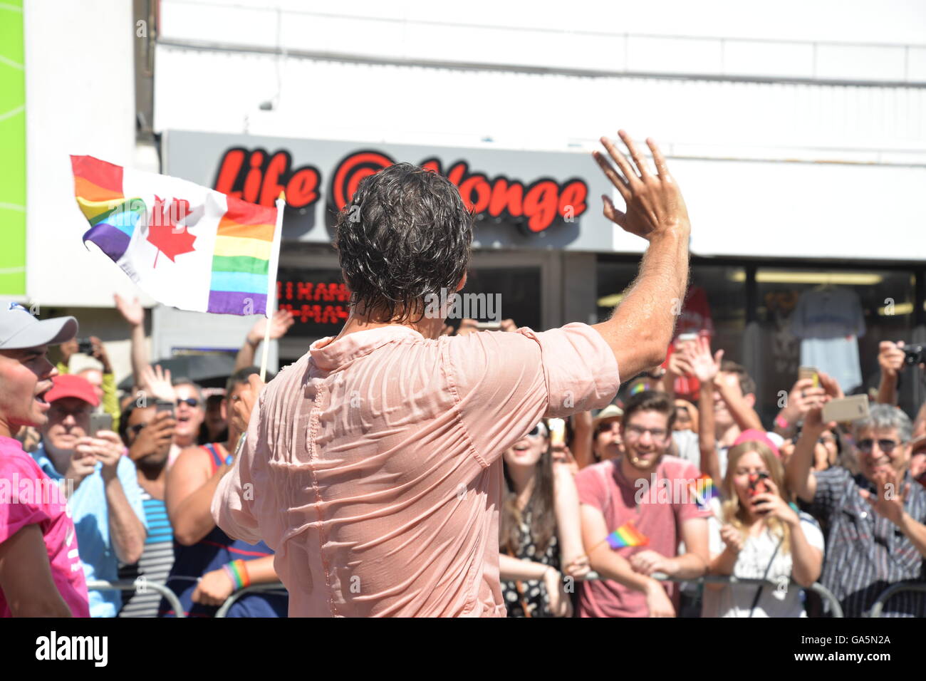 Toronto, Canada. 3rd July, 2016. Canadian Prime Minister Justin Trudeau ...