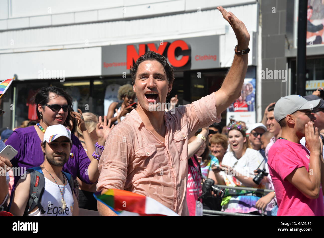 Toronto, Canada. 3rd July, 2016. Canadian Prime Minister Justin Trudeau ...