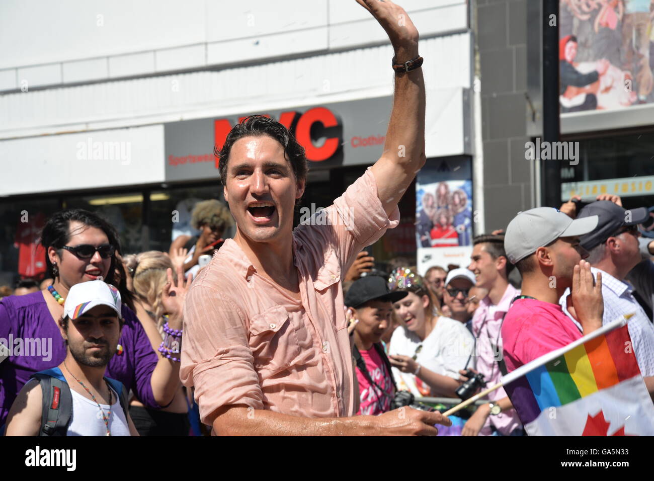 Toronto, Canada. 3rd July, 2016. Canadian Prime Minister Justin Trudeau ...