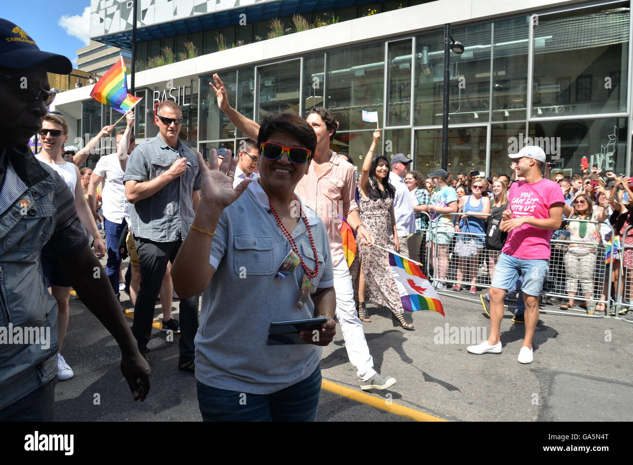 Toronto, Canada. 3rd July, 2016. Canadian Prime Minister Justin Trudeau ...