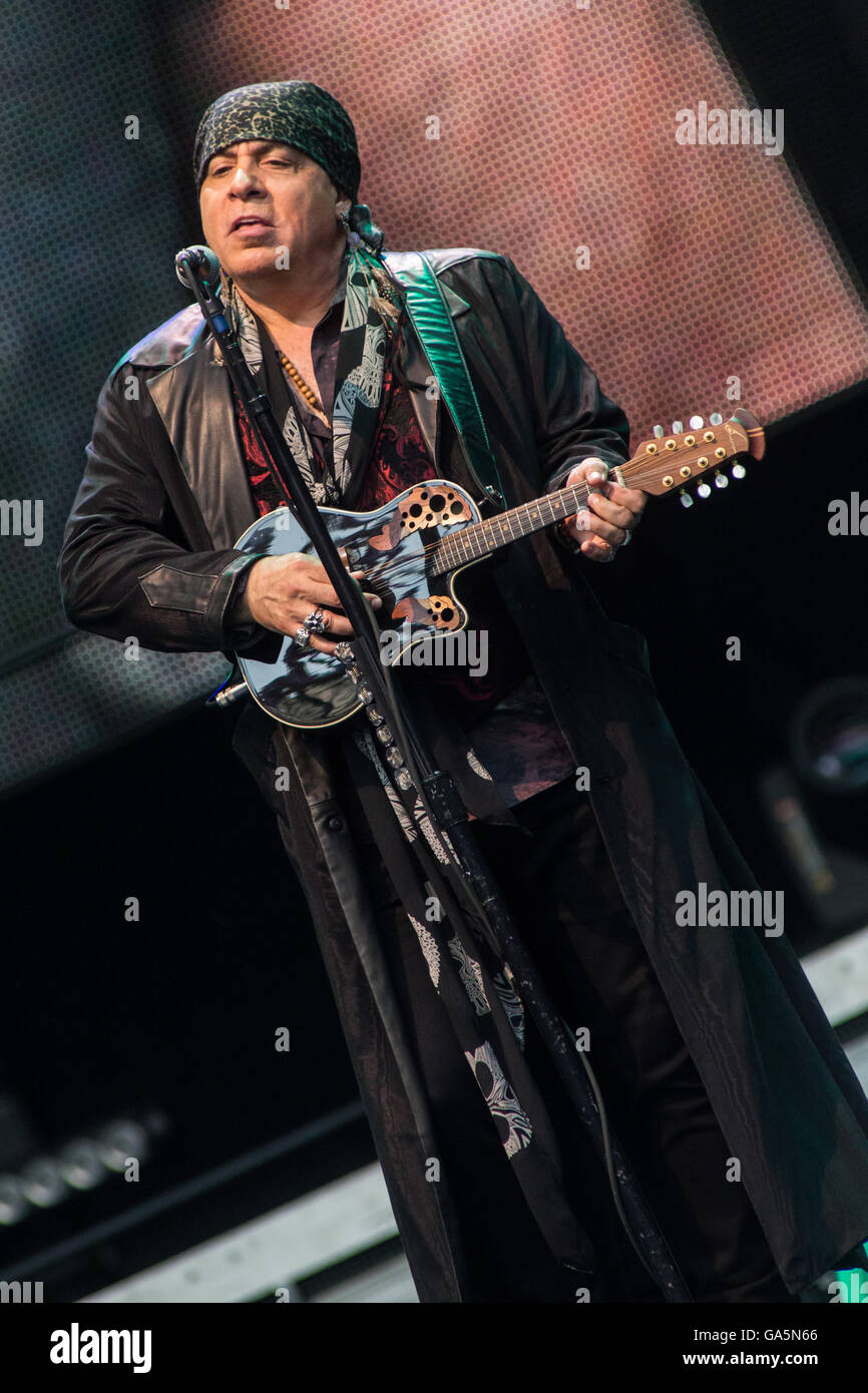 Milan Italy. 03th July 2016. The American rock legend Bruce Springsteen ...