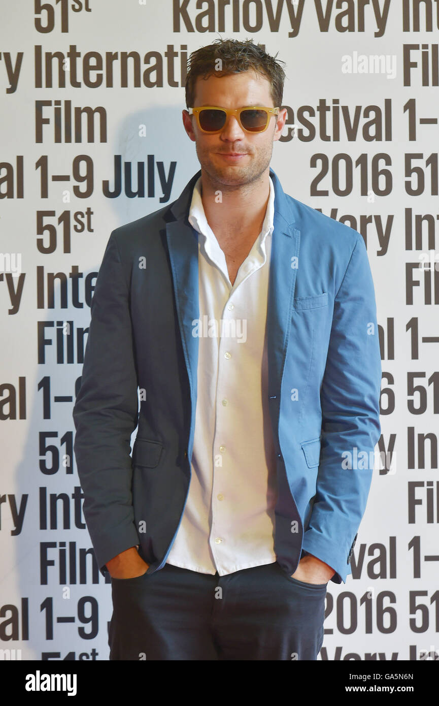 Karlovy Vary, Czech Republic. 02nd July, 2016. Irish actor Jamie Dornan ...