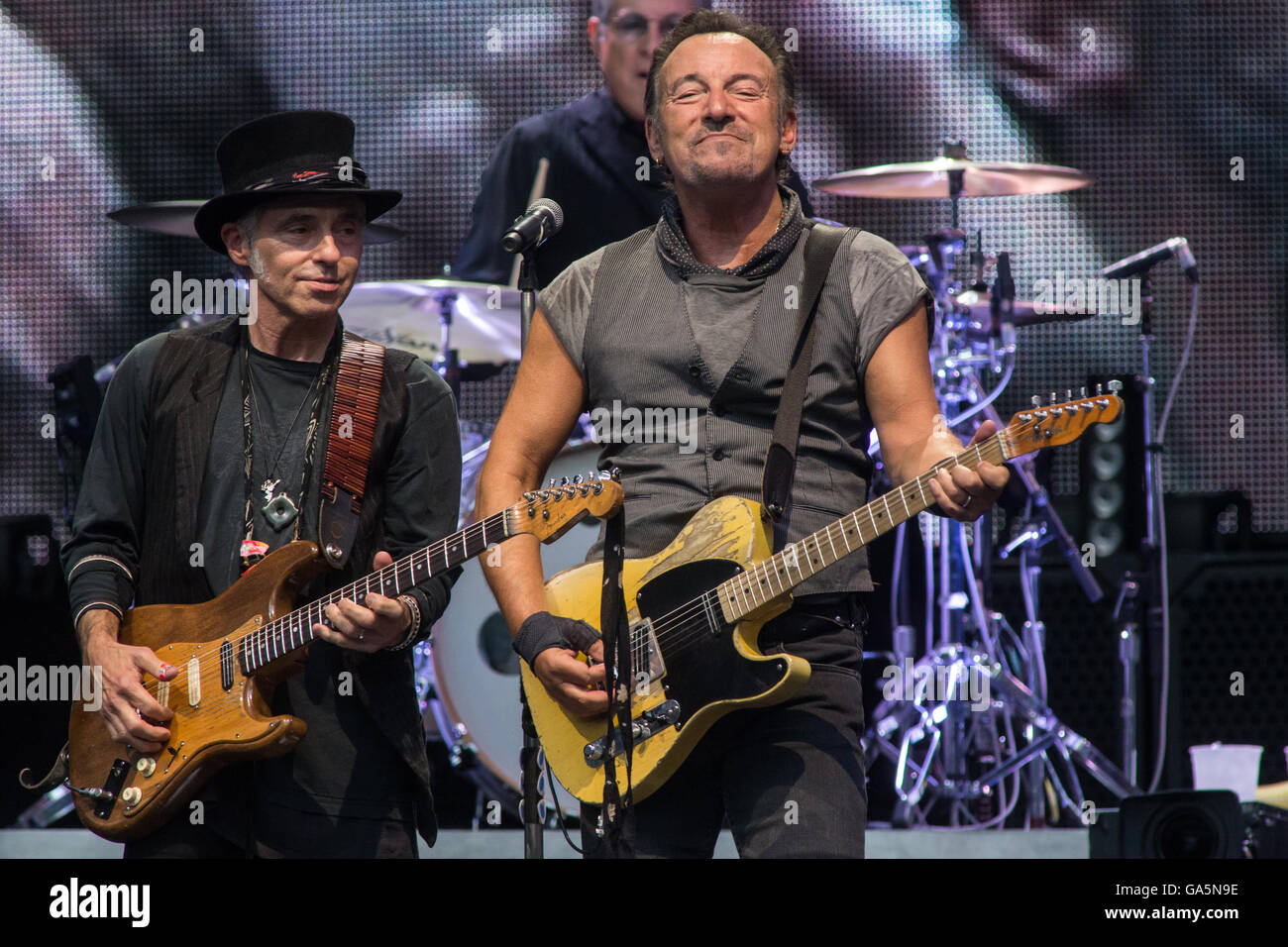 Milan Italy. 03th July 2016. The American rock legend Bruce Springsteen ...