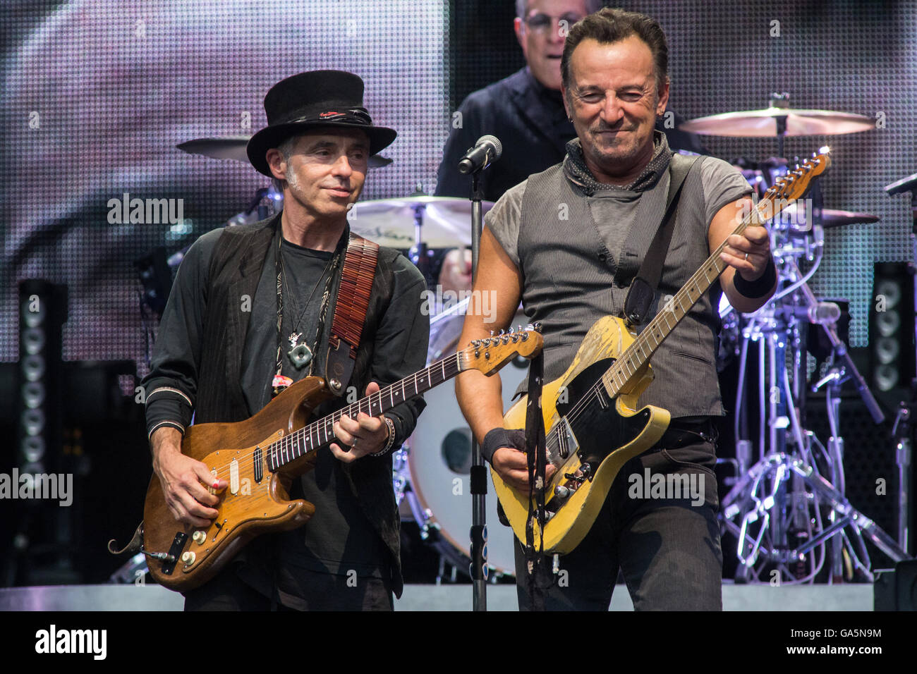 Milan Italy. 03th July 2016. The American rock legend Bruce Springsteen ...
