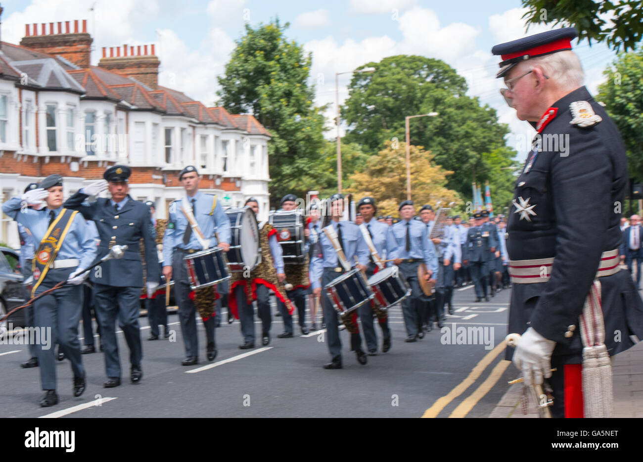 Brentwood Essex, 3rd July 2016, The Lord Petre Lord Lieutenant of Essex ...