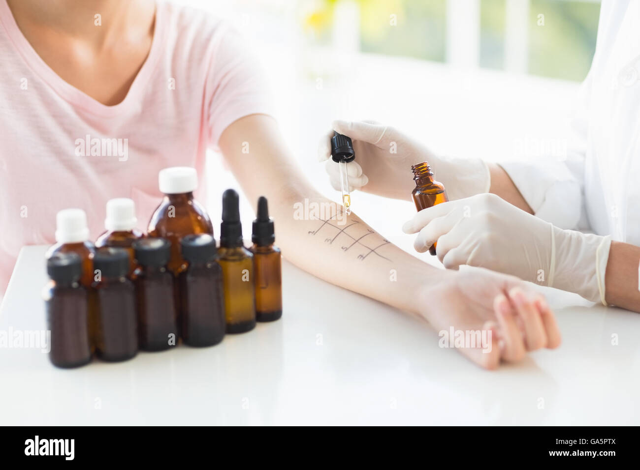 Woman dropping hand hi-res stock photography and images - Alamy