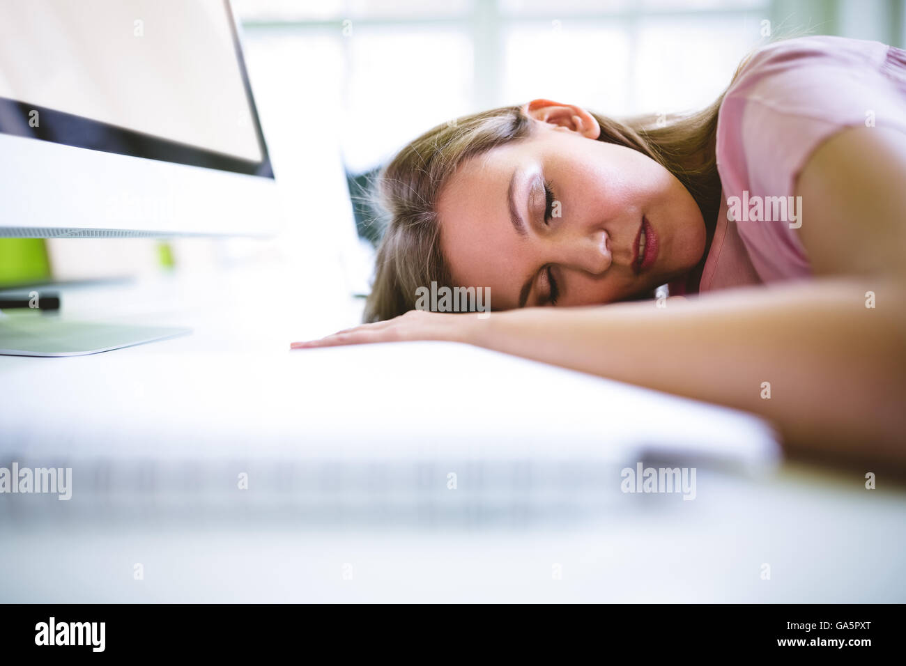 Female graphic designer lying hi-res stock photography and images - Alamy