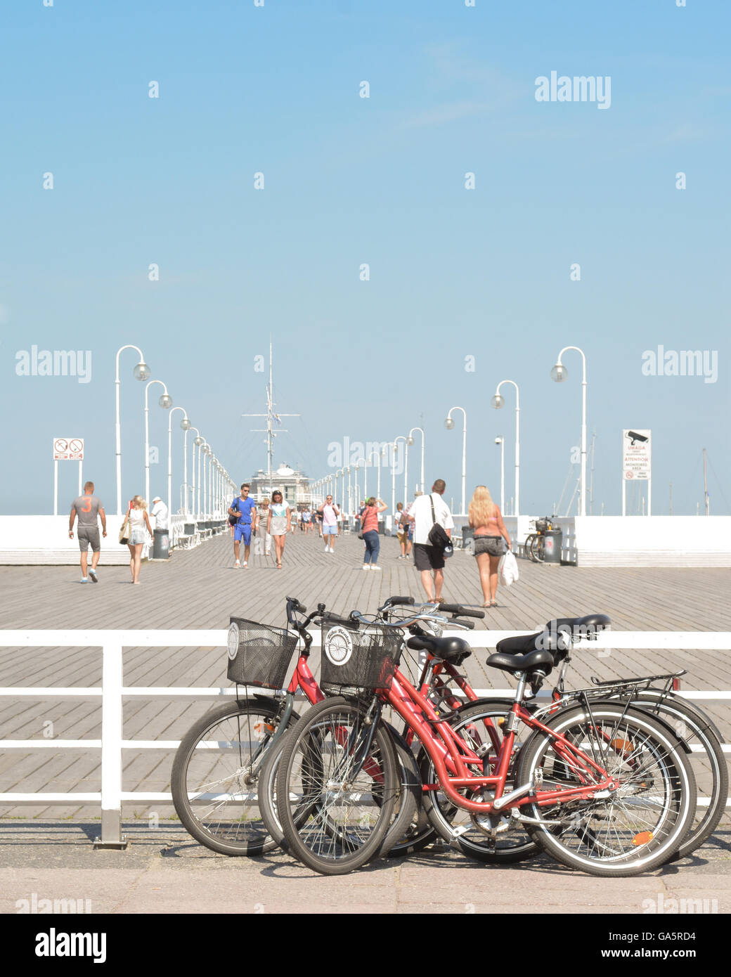 Sopot Pier - the longest wooden pier in Europe, Sopot, Eastern ...