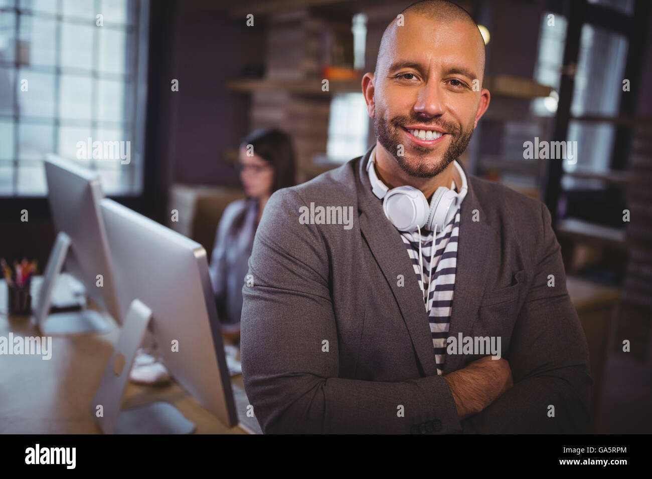 Businessman standing desk hi-res stock photography and images - Alamy Businessman standing desk hi-res stock photography and images - Alamy