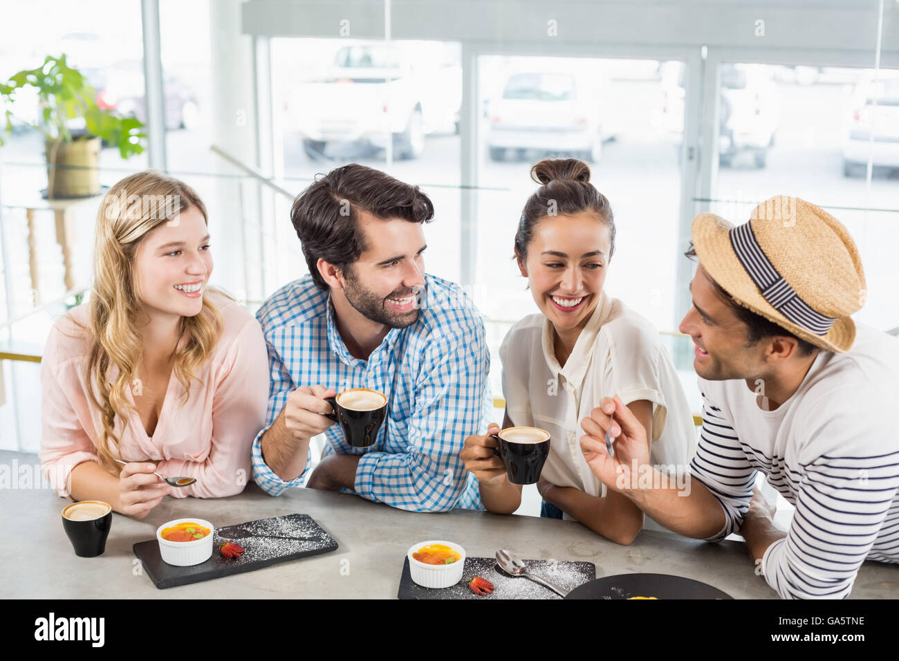 Happy coffee cup hi-res stock photography and images - Alamy