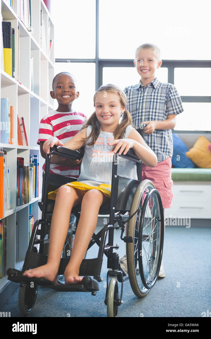 Child in wheelchair library hi-res stock photography and images - Alamy