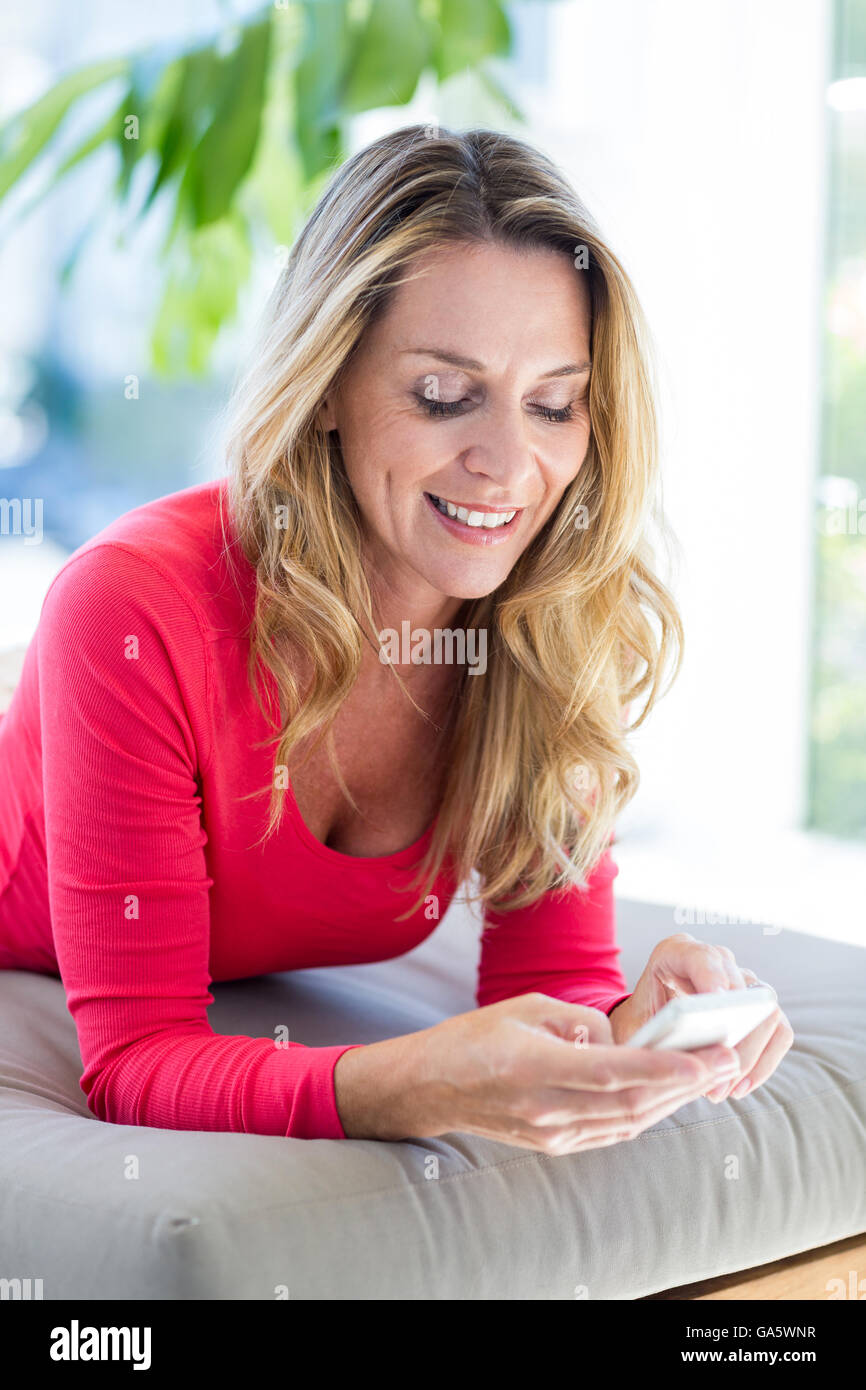 Female relaxing on seat hi-res stock photography and images - Alamy