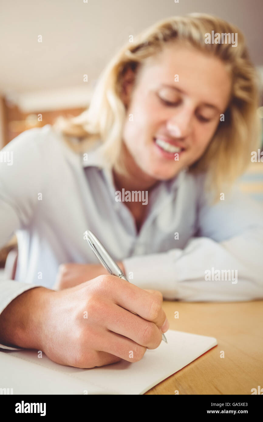 Man writing book hi-res stock photography and images - Alamy