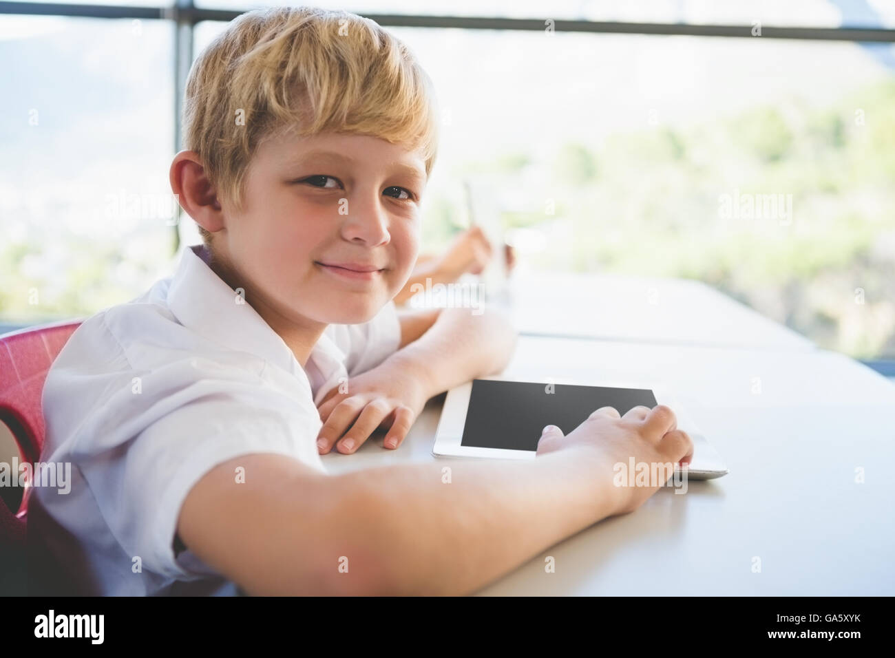 Student using digital camera in class hi-res stock photography and ...