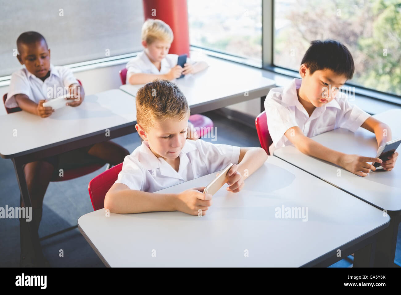 Mobile classroom hi-res stock photography and images - Alamy