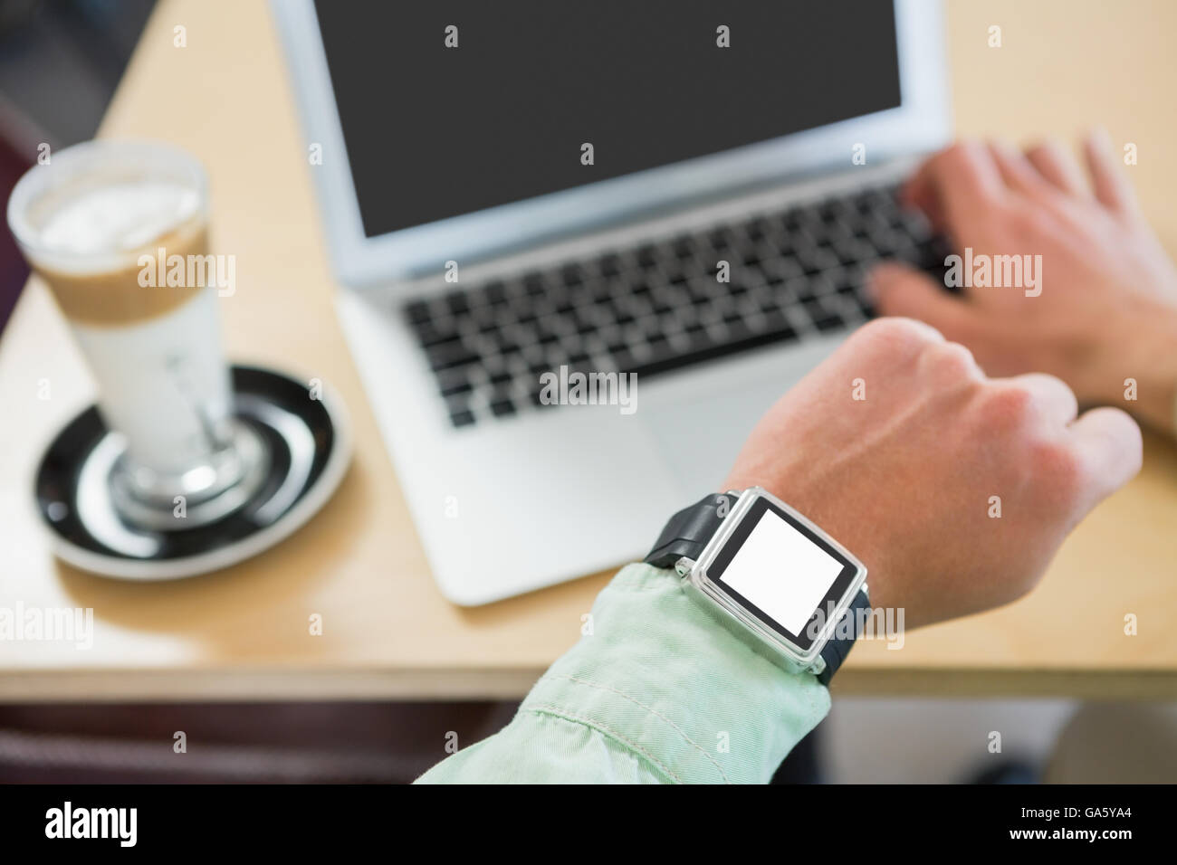 Man checking watch hi-res stock photography and images - Alamy