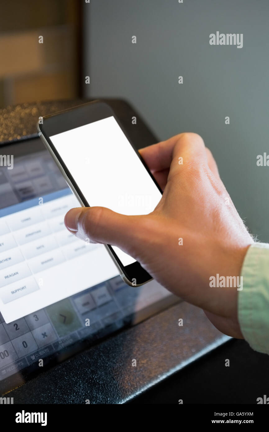 Mobile payment bar hi-res stock photography and images - Alamy