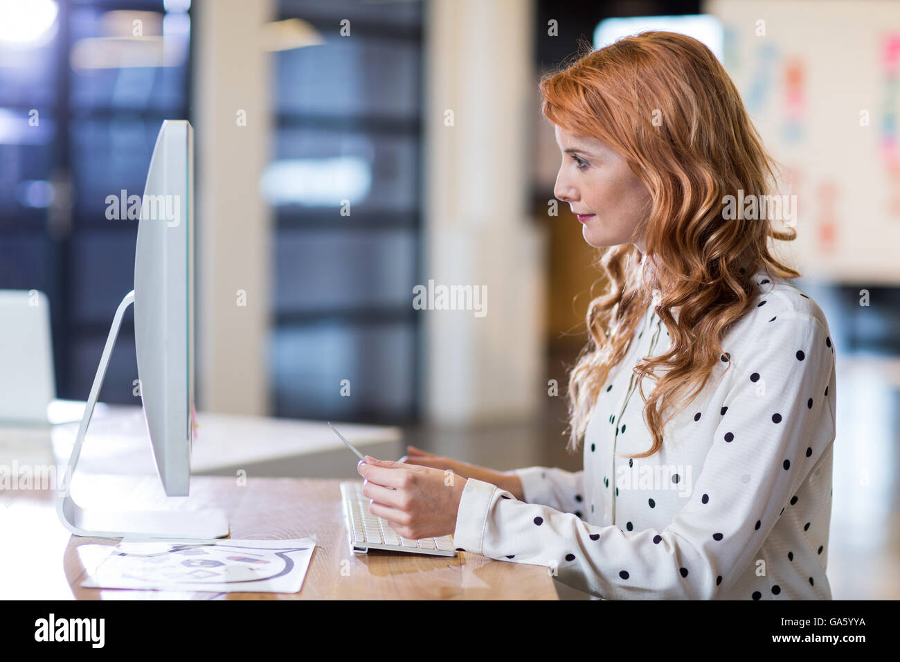Creative working computer hi-res stock photography and images - Alamy