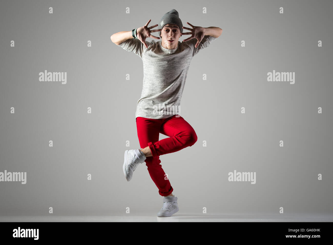 Funny dance pose hi-res stock photography and images - Alamy