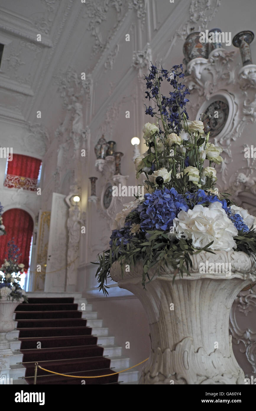 Vase and flowers, Catherine or Summer Palace, Tsarskoe Selo, Pushkin ...