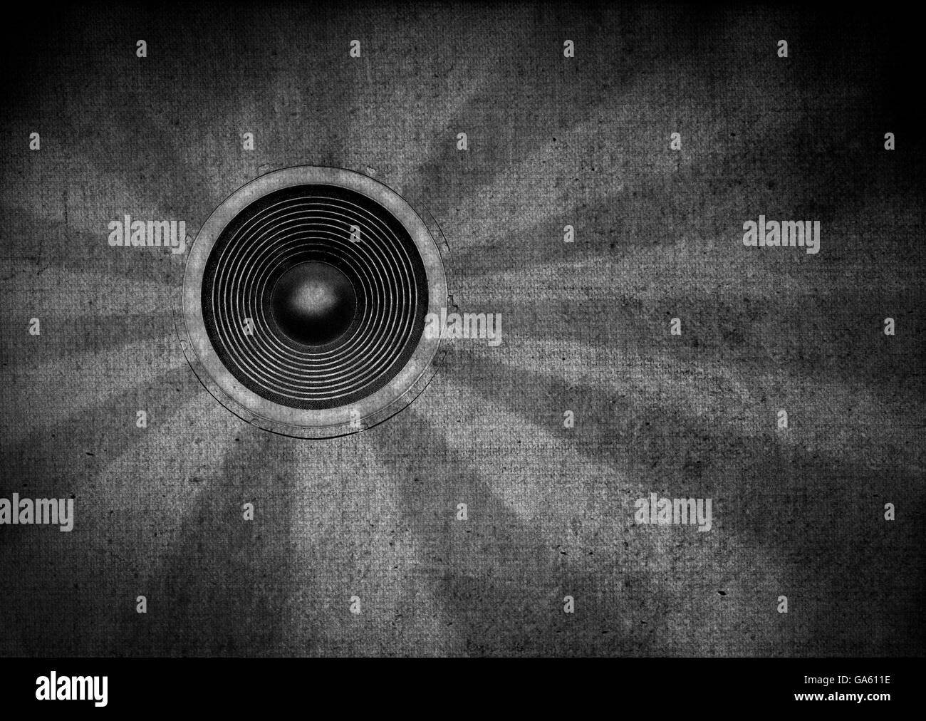 Old Speaker Texture Black and White Stock Photos & Images - Alamy