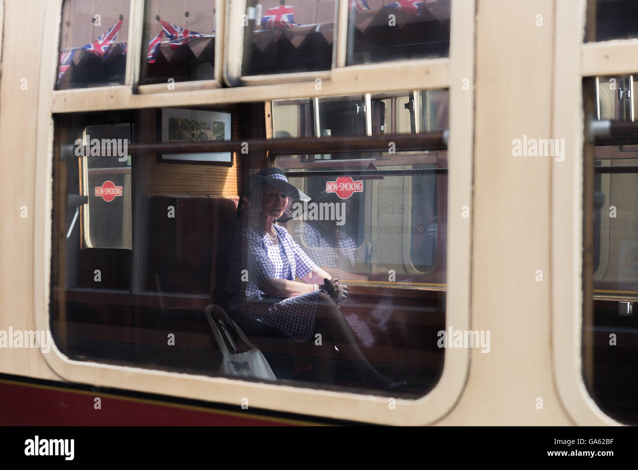 Vintage uk steam train hi-res stock photography and images - Alamy