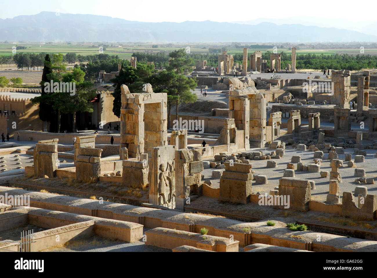 Ancient ruins of Persian capital Persepolis near Shiraz Iran Stock ...
