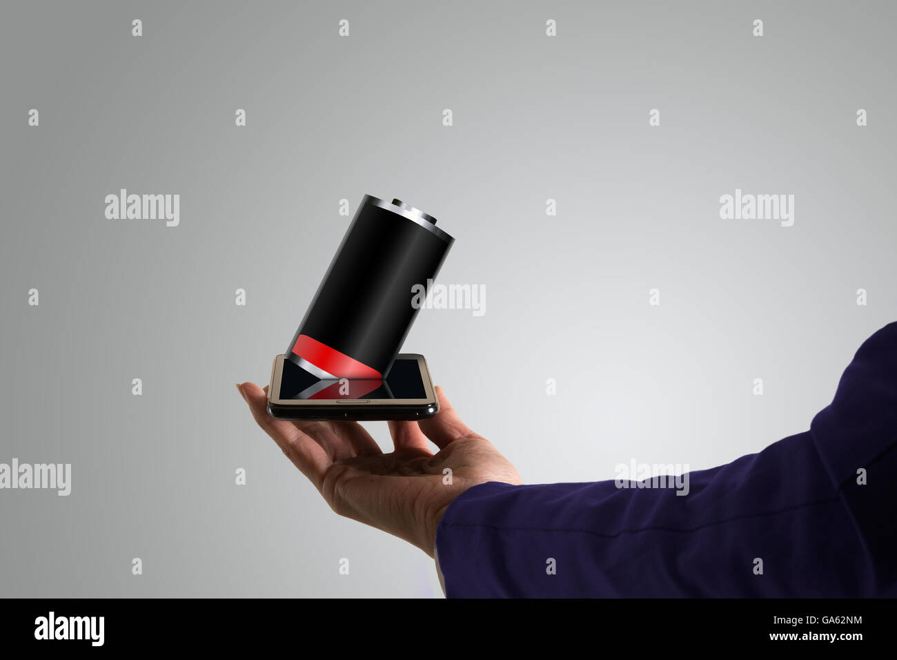 Battery Low Screen High Resolution Stock Photography and Images - Alamy