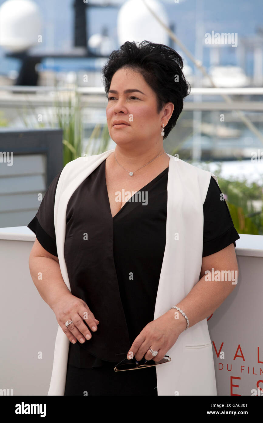 Actress Jaclyn Jose at the Ma’rosa film photo call at the 69th Cannes ...
