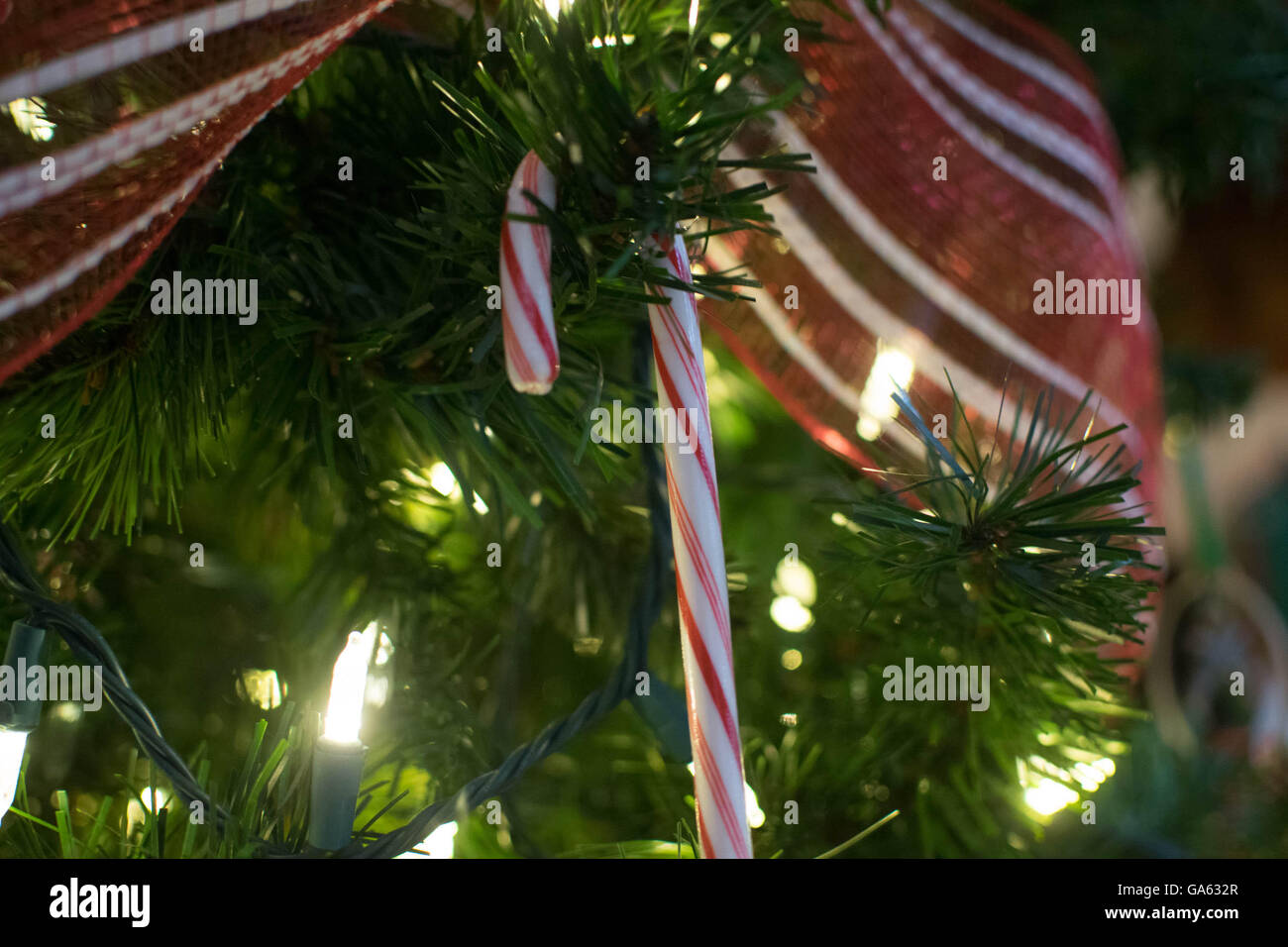 Candy cane decorations bright hi-res stock photography and images - Alamy