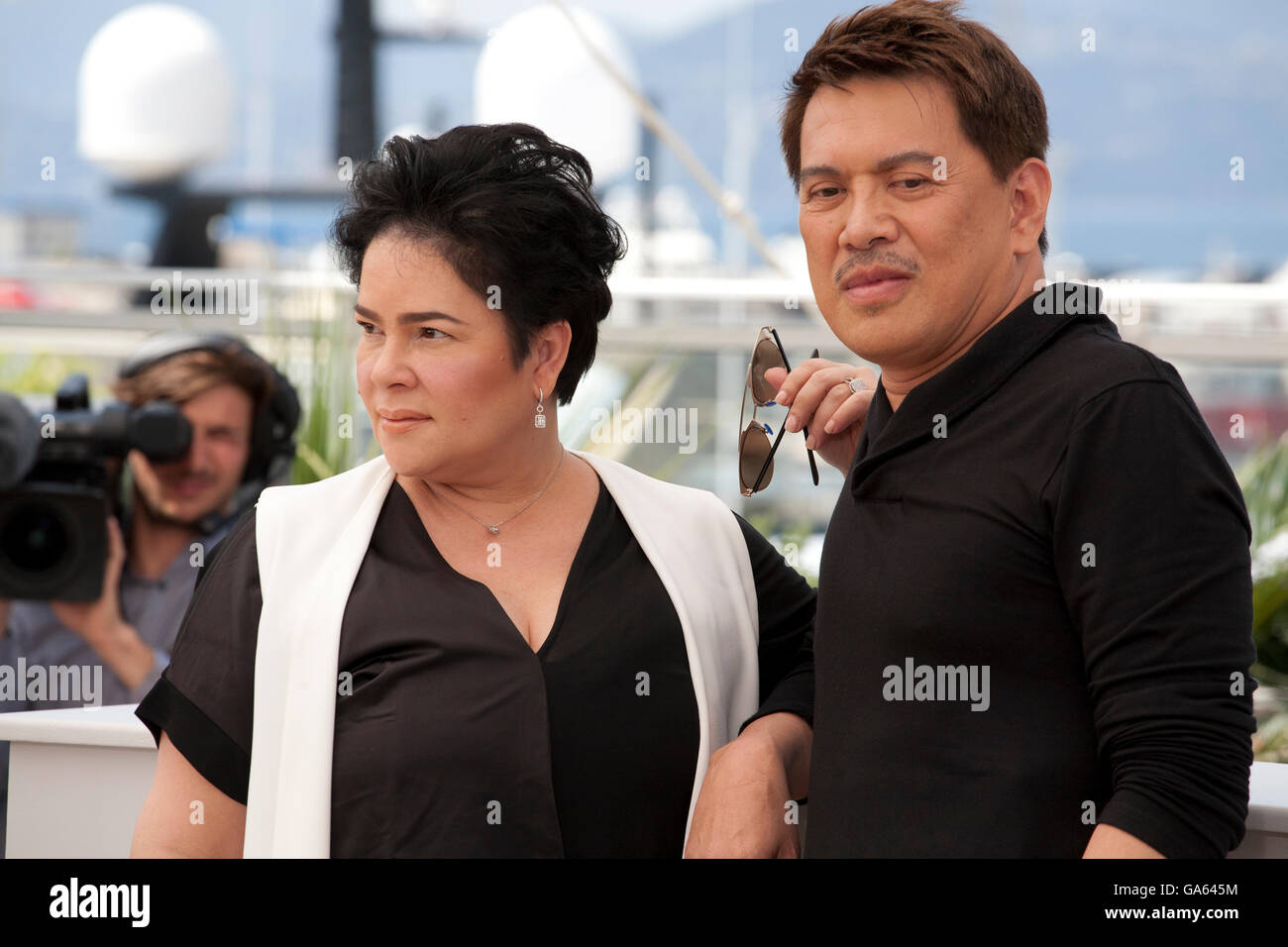 Actress Jaclyn Jose and director Brillante Mendoza at the Ma’rosa film ...