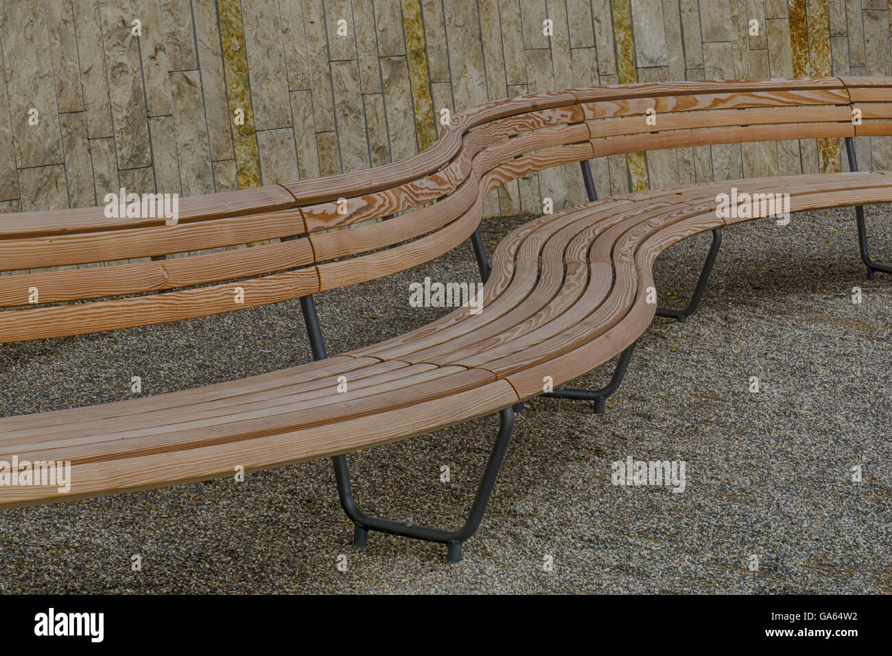 Basel, Rheinuferweg, Novartis Campus, bench Stock Photo - Alamy