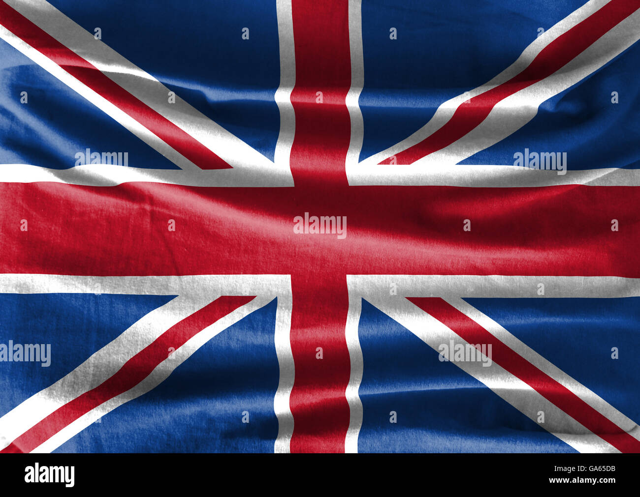 Wavy english flag hi-res stock photography and images - Alamy