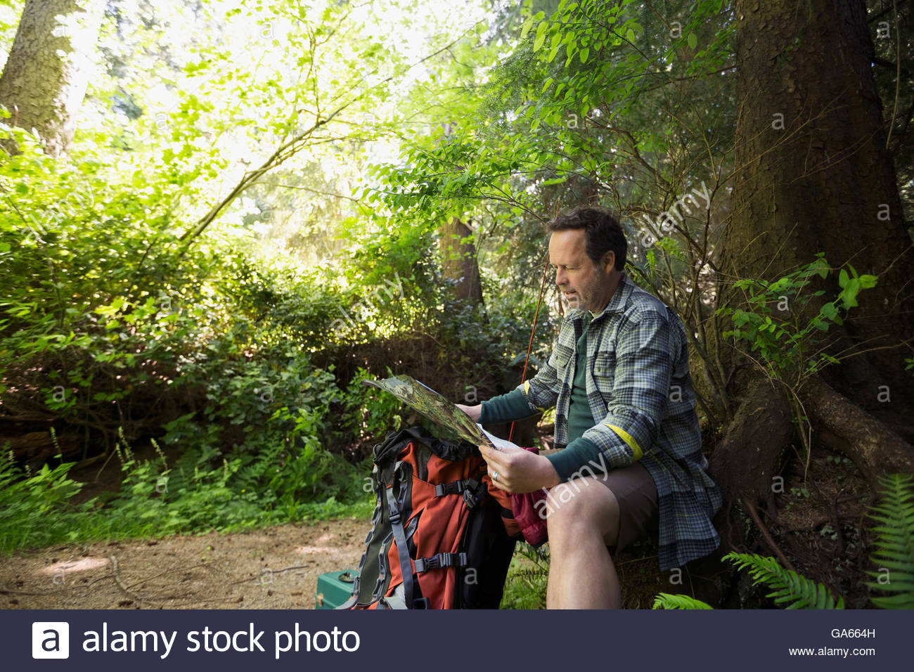 Checking map hi-res stock photography and images - Alamy